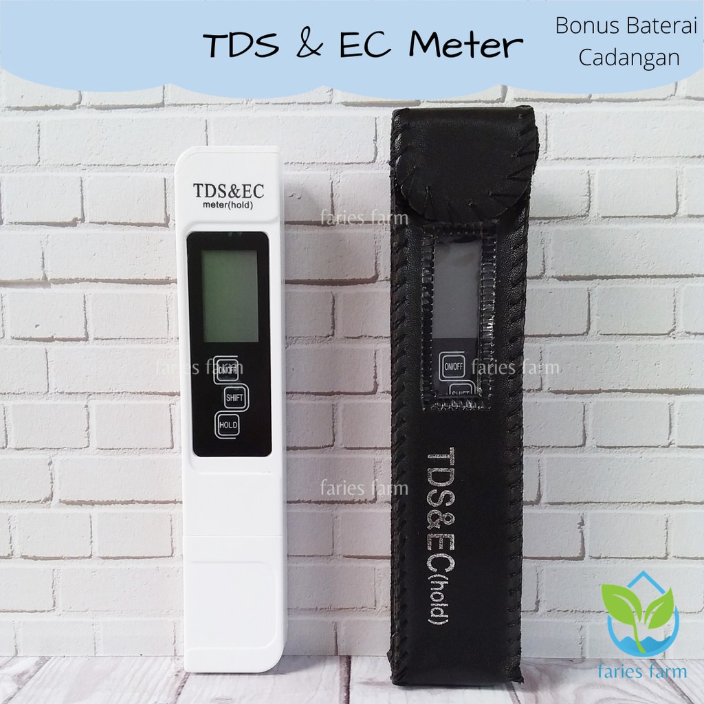 Jual TDS & EC METER (Alat Ukur Hidroponik) Konsentrasi Larutan ppm suhu ...