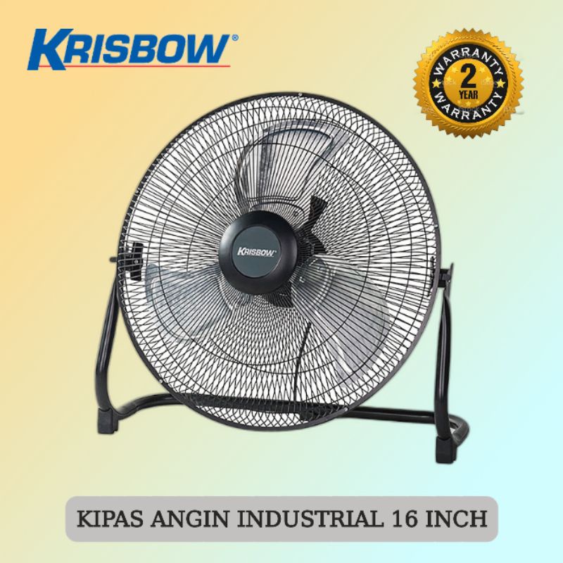 Jual Krisbow Kipas Angin Meja 16 Inch | Kipas Angin Lantai Industrial 80 Watt | Shopee Indonesia