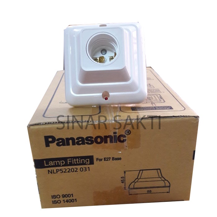 Jual Panasonic Fitting Lampu NLP52202 Fitting Lampu Kotak Panasonic ...