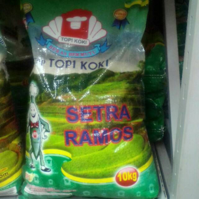 Jual Beras Cap topi koki Setra ramos isi 10 kg | Shopee Indonesia