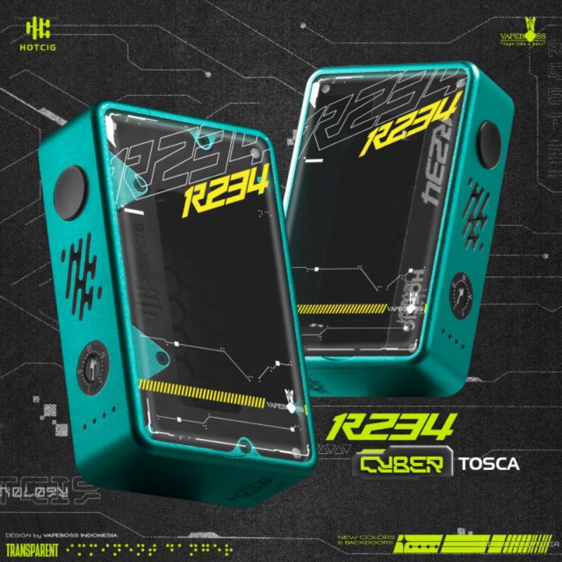 Jual HOTCIG R234 CYBER TOSCA DUAL BATERAI by HOTCIG | Shopee Indonesia