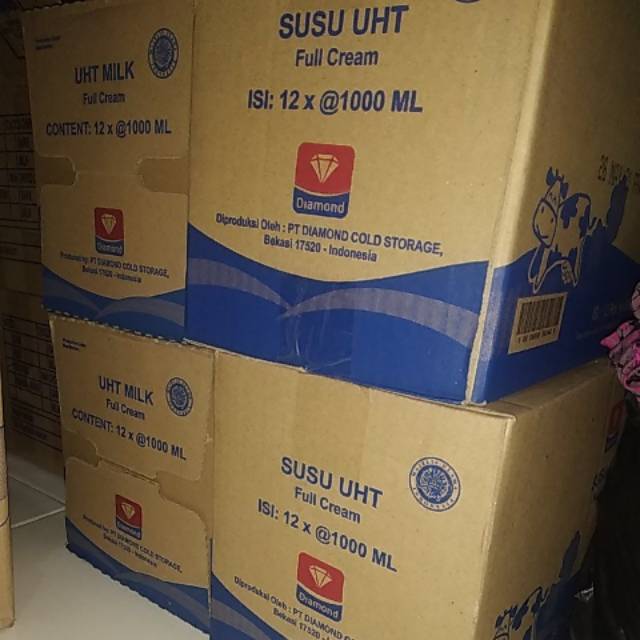 Jual DIAMOND UHT FULL CREAM 1 LITER | Shopee Indonesia