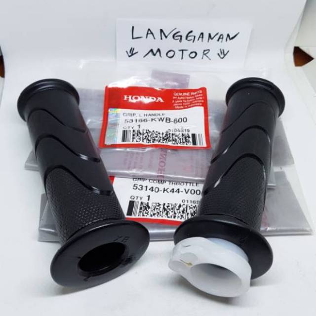 Jual KARET STANG HANDGRIP HANFAT BEAT SCOOPY VARIO INJEKSI ESP Ori 100% ...