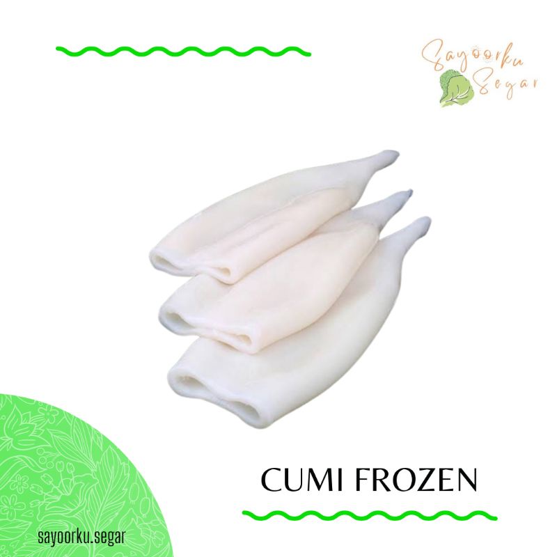 Jual Cumi kupas frozen / Cumi tube / cumi frozen 1kg | Shopee Indonesia