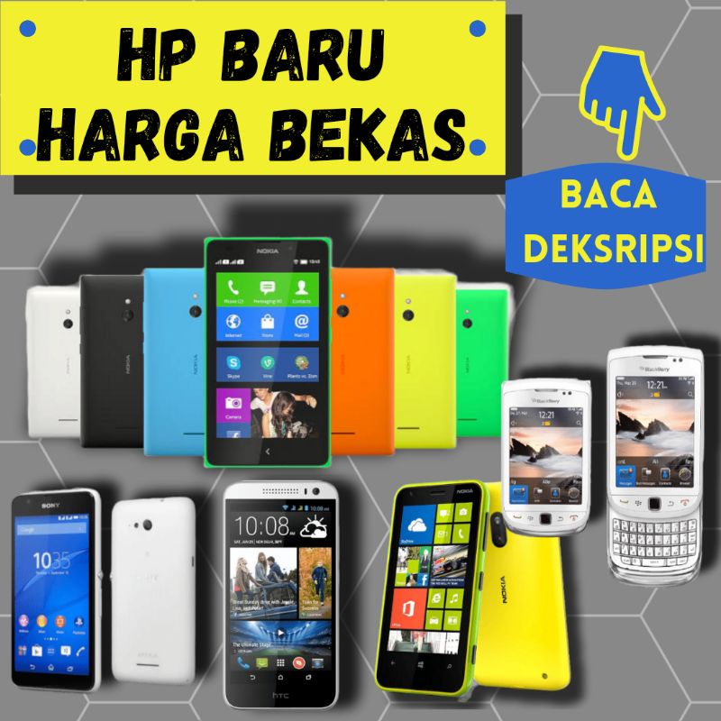 Jual Promo Obral HP Baru Harga Bekas Nokia XL Sony E4 Sharp Aquos Acer ...