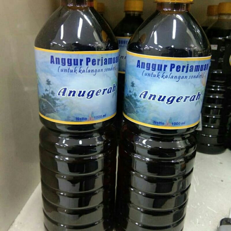Jual Anggur Perjamuan suci botol 1L | Shopee Indonesia