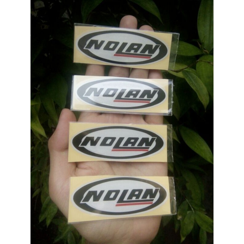 Jual stiker logo helm nolan sticker cutting visor helmet lovers nolan ...