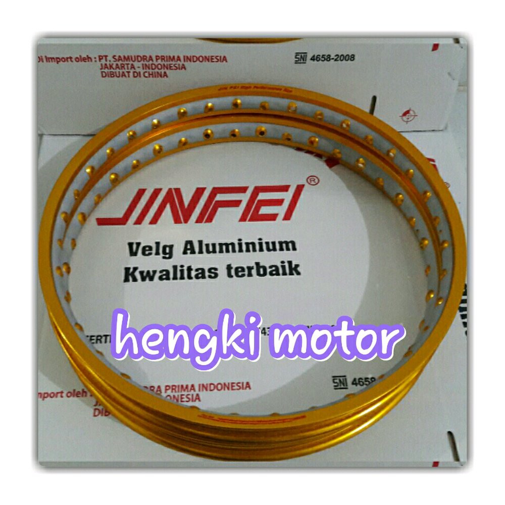 Jual velg jinfei two tone warna kuning uk 140x17 dan 120x17 | Shopee ...