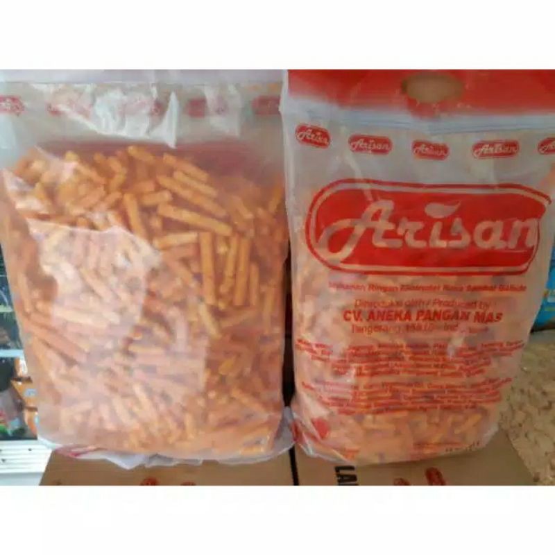 Jual Stick Balado Arisan Isi Jumbo 400gr /Snack Renyah/Cemilan/Agen ...