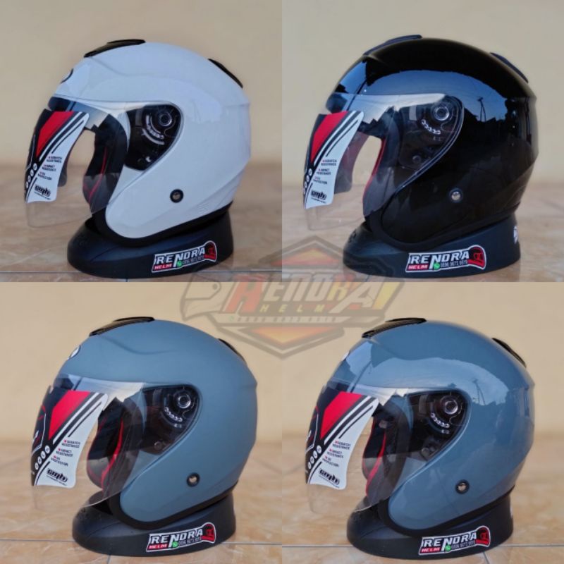 Jual HELM Koyoto/ Merek DYR Osaka Solid ORIGINAL 100% Ogkir Termurah ...