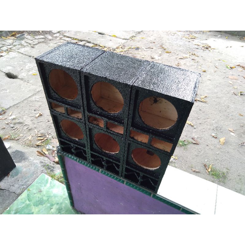 Jual BOX SPEAKER 4 INCH CBS MINISCOOP TRIPLEK TEBAL SUDAH TEKSTUR ANTI ...