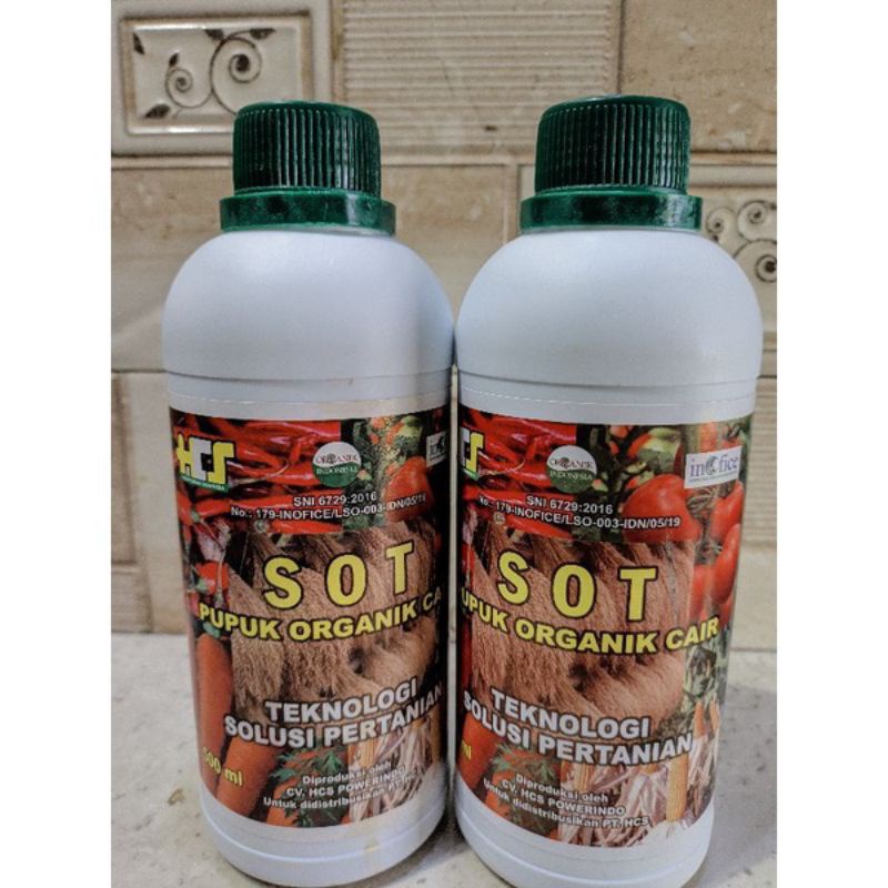 Jual SOT HCS ORIGINAL 100% SUPLEMEN TANAMAN, Pupuk Perangsang Buah ...