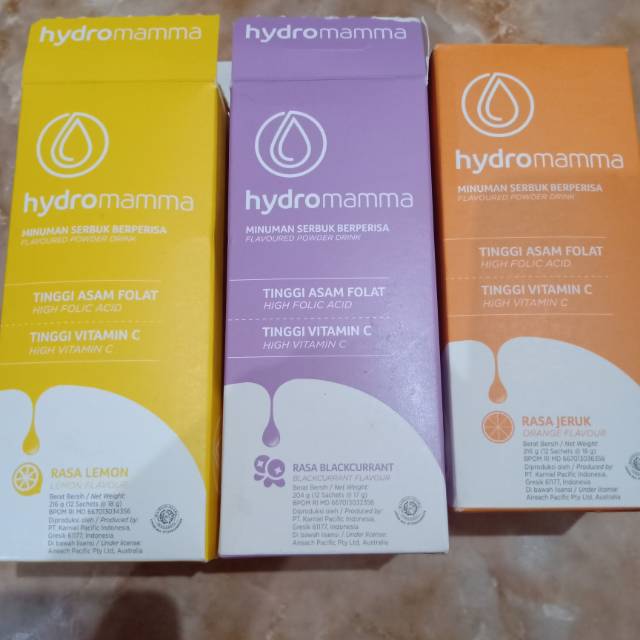 Jual HYDROMAMMA (sachet/eceran) Varian Lemon | Shopee Indonesia