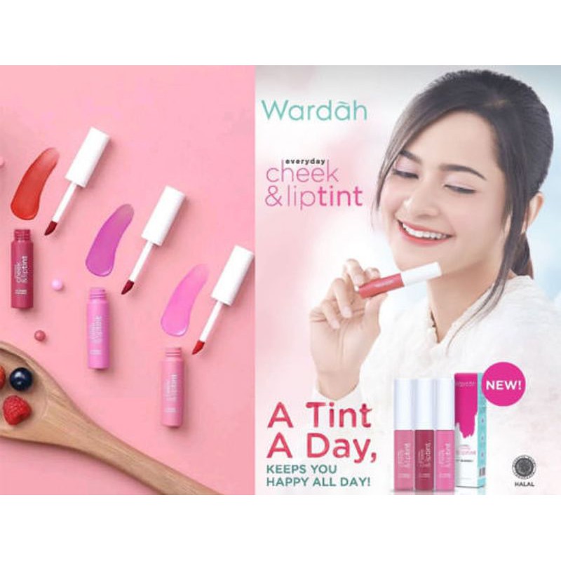 Jual WARDAH EVERYDAY CHEEK & LIP TINT | Shopee Indonesia