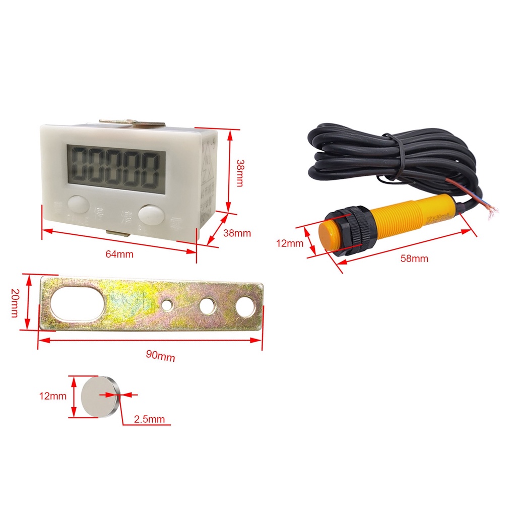 Jual New best ZX-5 Electronic digital 5 display automatic induction ...