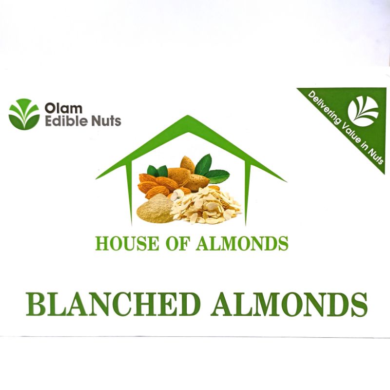 Jual OLAM Blanched Almonds / Kacang Almond Slice / Iris 1 doz 11,34 Kg ...