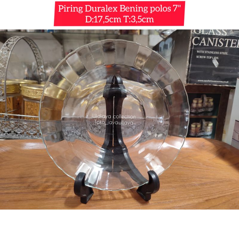 Jual Piring makan Duralex 6"-7"/Piring kaca 6-7 inch | Shopee Indonesia