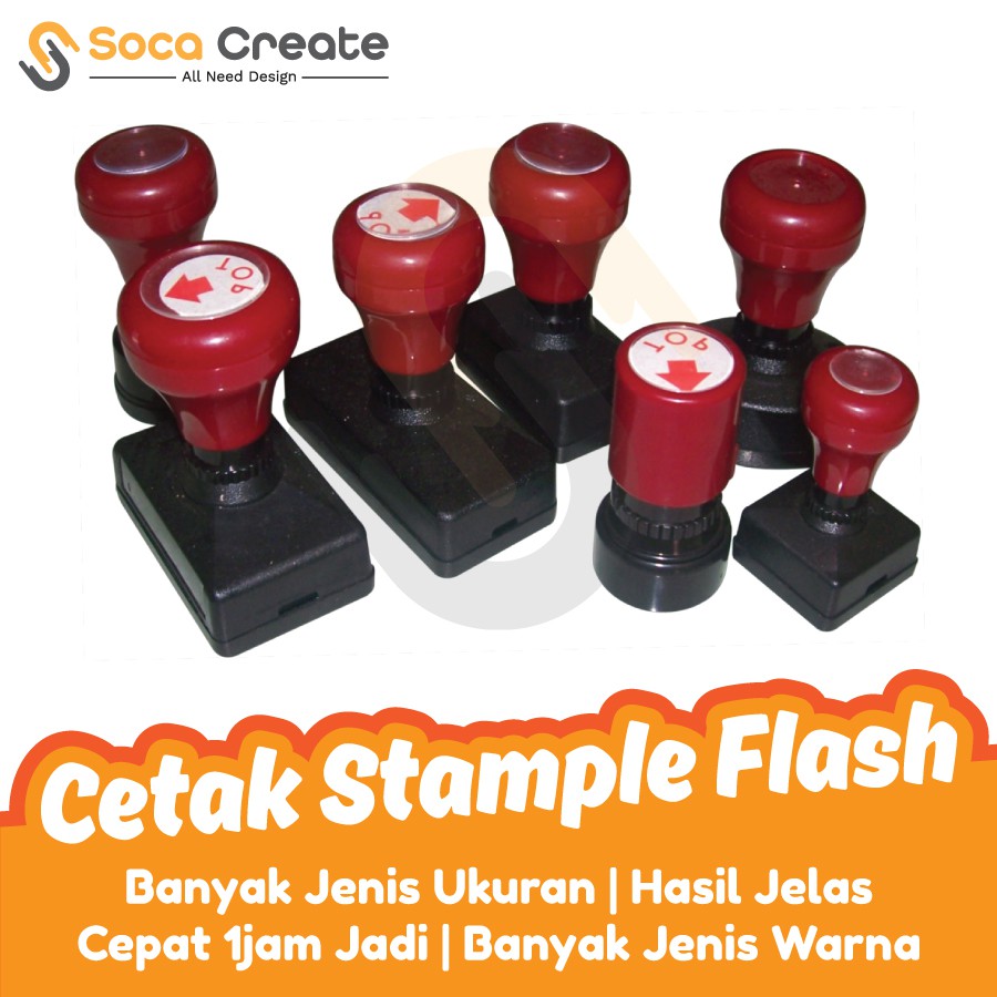 Jual Cetak Stample Flash 1jam Jadi | Langsung Kirim | Shopee Indonesia