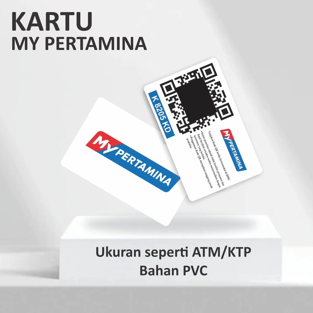 Jual Cetak Kartu My Pertamina bahan pvc - ukuran ATM/KTP | Shopee Indonesia