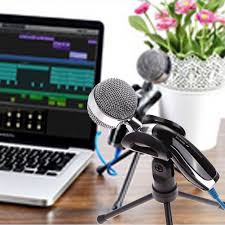 Jual Microphone Mic Classic Studio Recording PC Laptop 3,5 Jack Plug ...
