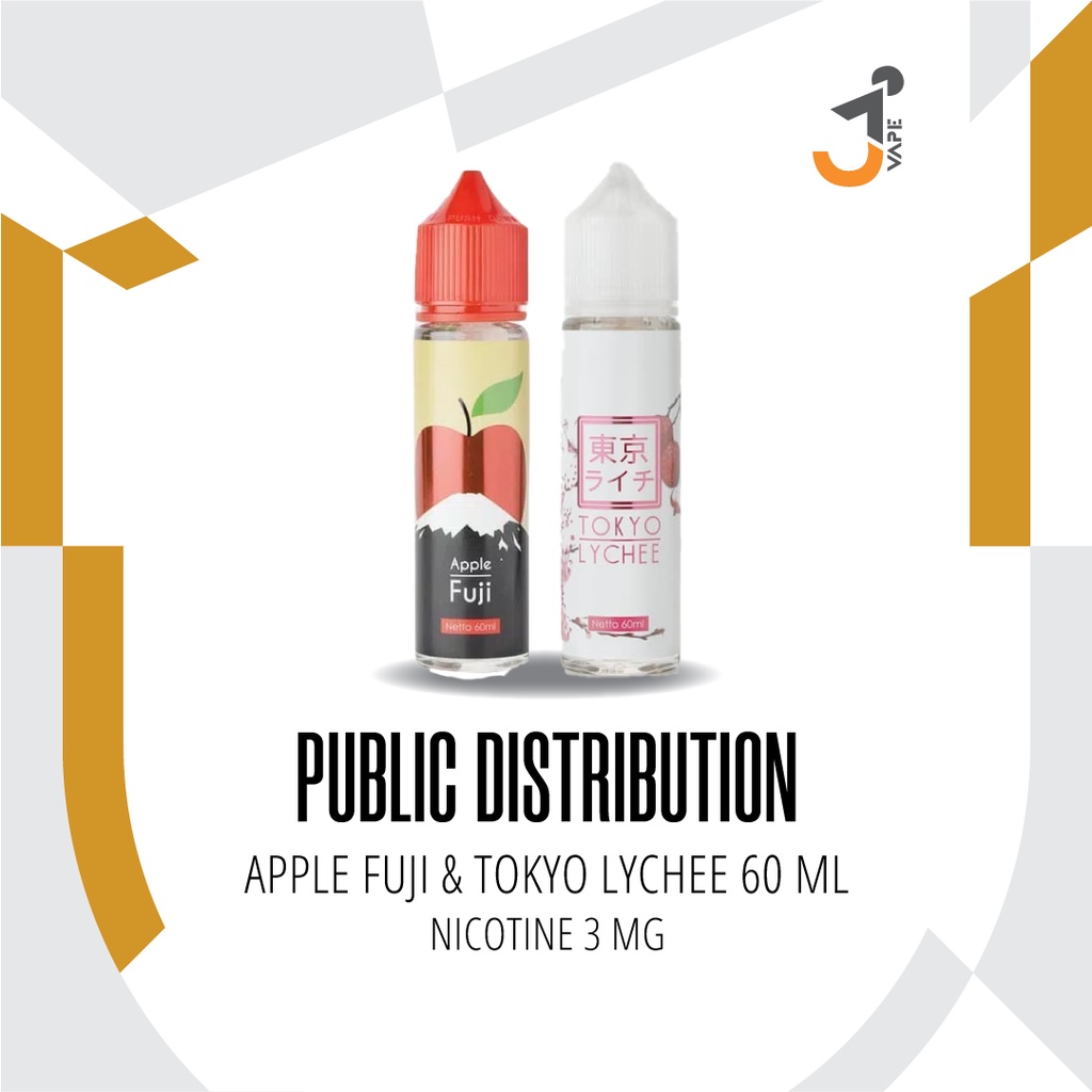 Jual APPLE FUJI 60 ML BY PUBLIC DISTRIBUTION E-LIQUID | Shopee Indonesia