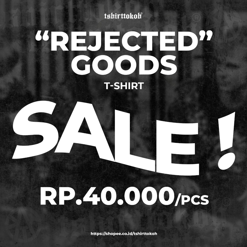 Jual Tshirttokoh - Tshirt Rejected Random Goods Sale | Shopee Indonesia