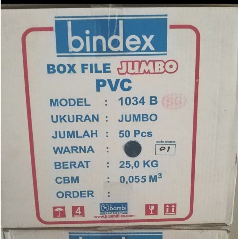 Jual BOX FILE LIPAT BINDEX JUMBO PVC LEBAR 11 CM | Shopee Indonesia