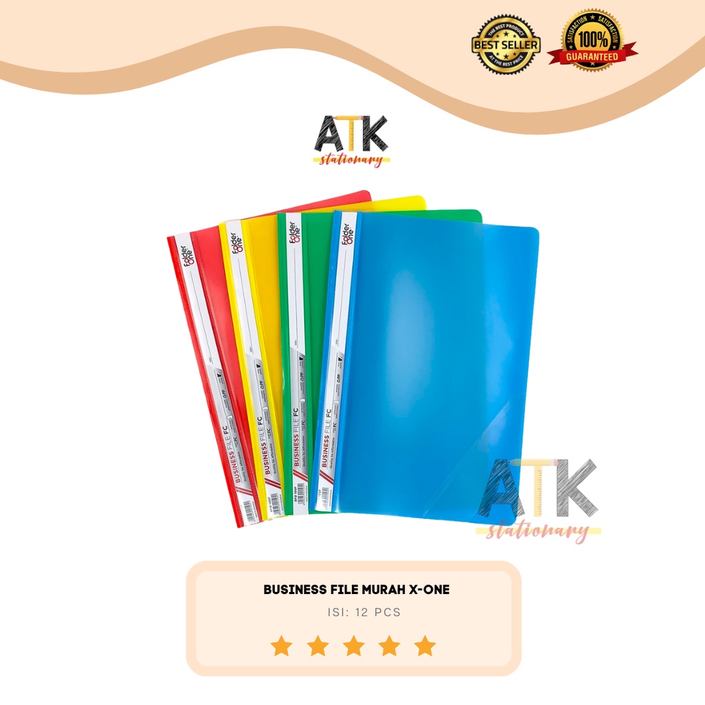 Jual Business File F4 Folio Murah Jenia , Map Plastik Folio / Map Snalhecter 1 Lusin ( 12 Pcs ...