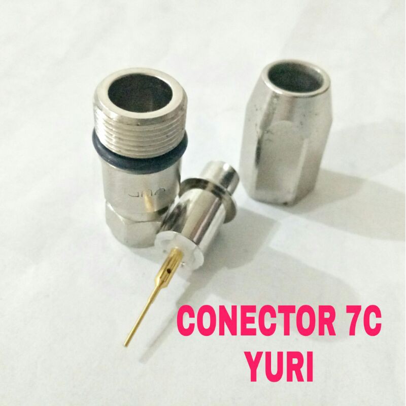 Jual Conector YURI F 7C / Connector RG11 YURI | Shopee Indonesia