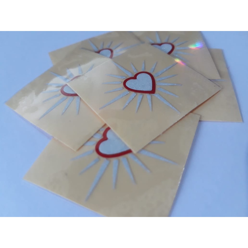 Jual stiker psht hati bersinar / sticker hati bersinar PSHT stiker logo ...