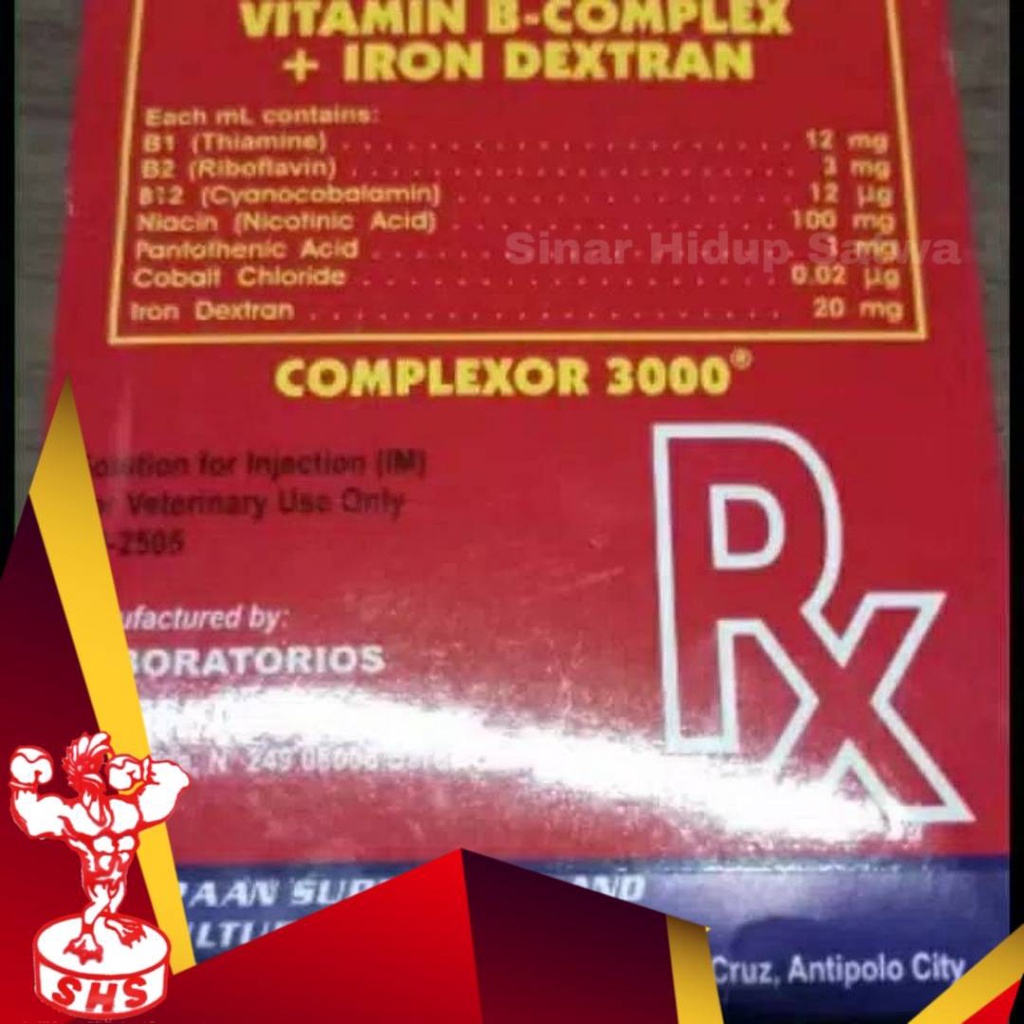 Jual Doping ayam injeksi complexor 3000 import | Shopee Indonesia