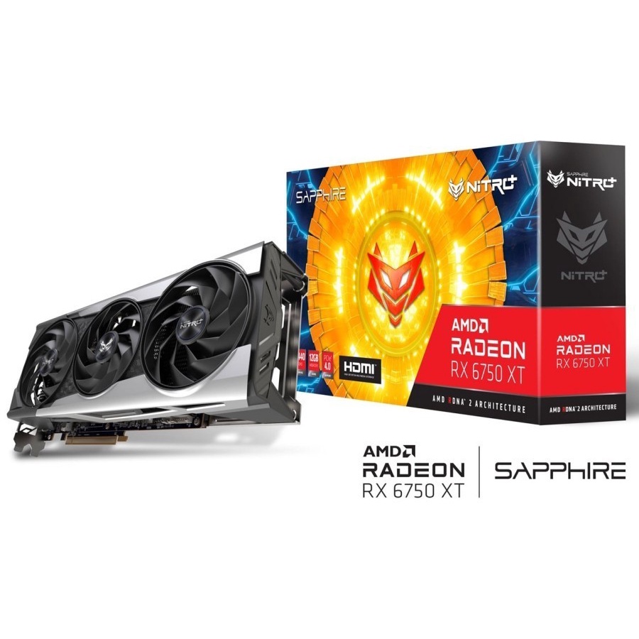 Jual SAPPHIRE AMD RADEON RX 6750 XT / 6750XT NITRO OC 8GB GDDR6 TRIPLE ...