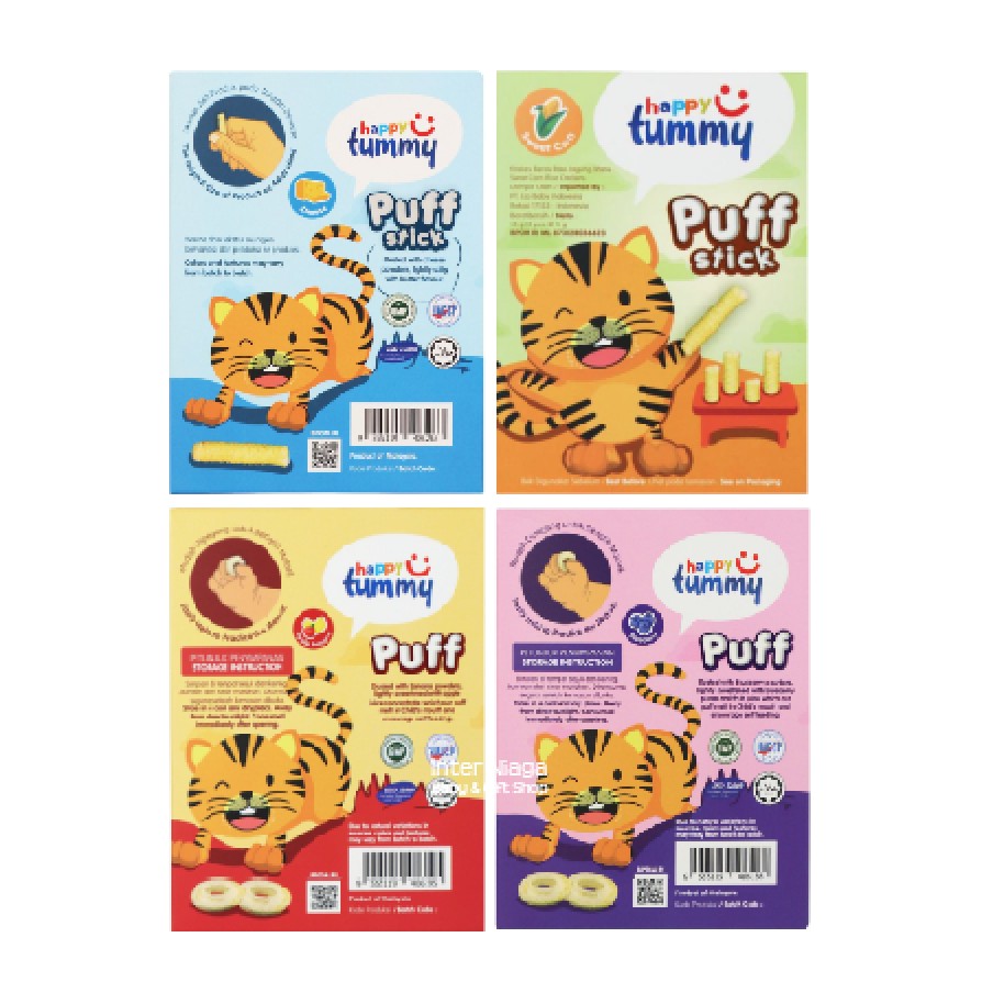 Jual HAPPY TUMMY - SNACK ANAK / HAPPY TUMMY PUFF 30gr | Shopee Indonesia