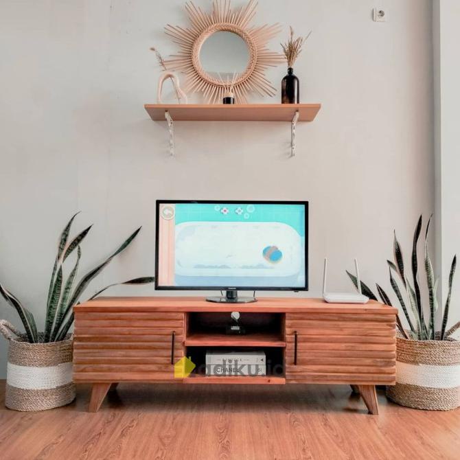 Jual Adiku Stieg Meja Tv Minimalis - Rak Tv Kabinet | Shopee Indonesia