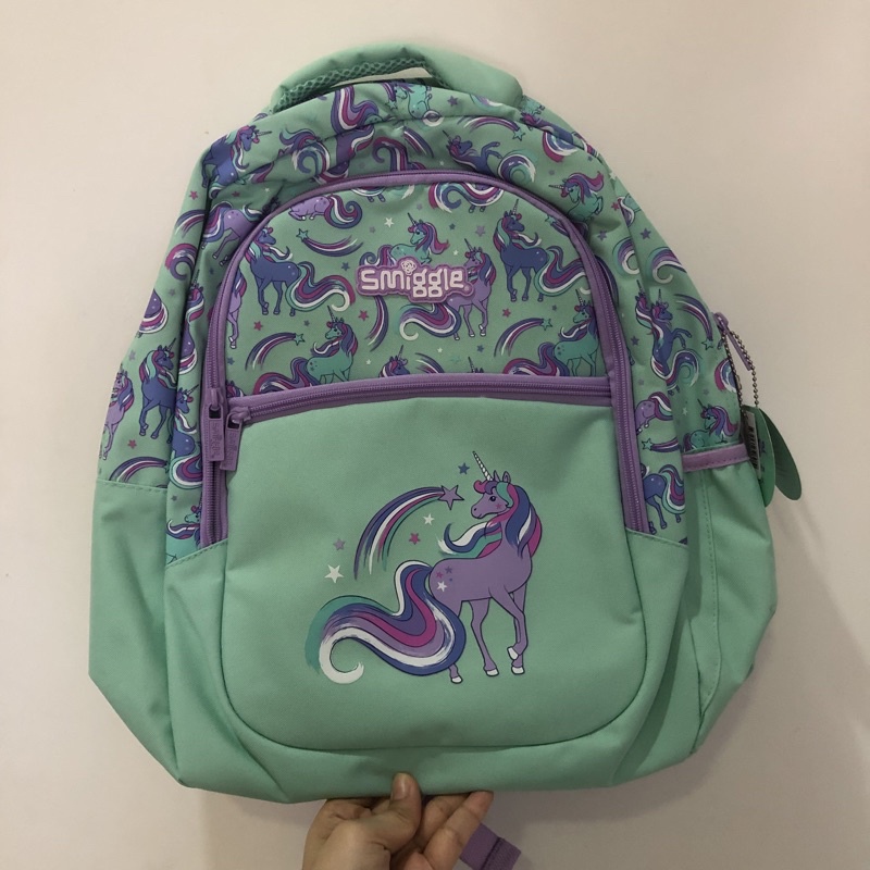 Jual Smiggle Lite Dash Backpack Mint | Shopee Indonesia