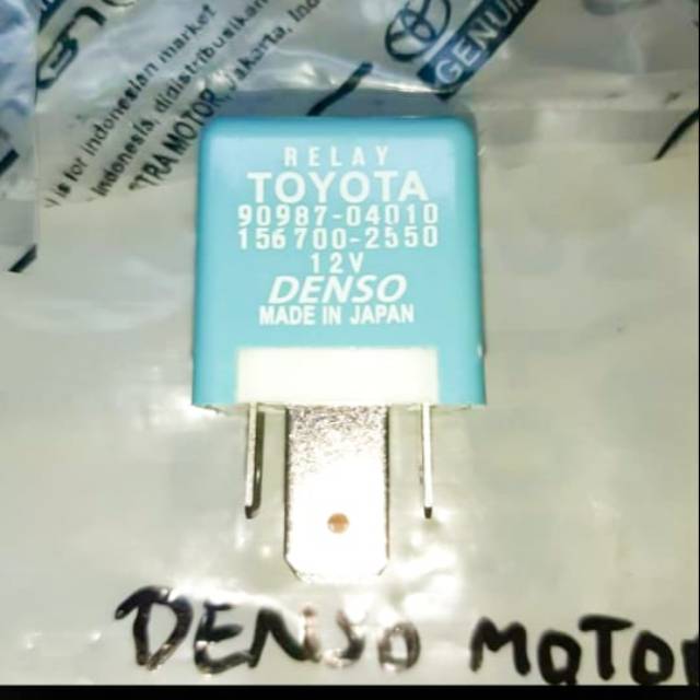 Jual RELAY PUSAT KAKI 5 TOYOTA AVANZA MERK DENSO | Shopee Indonesia