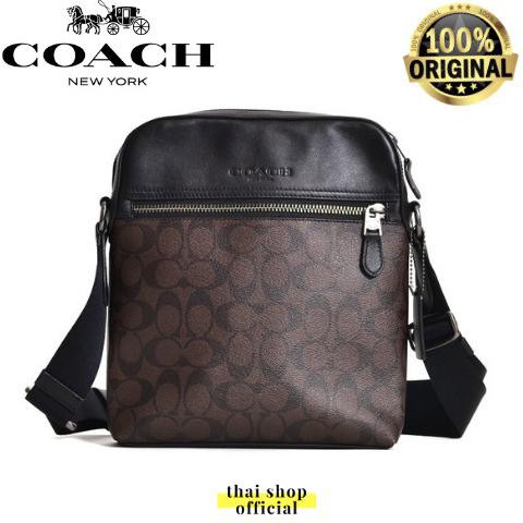 Jual (100% ORIGINAL) Tas COACH Houston Flight Men Crossbody Bag ...