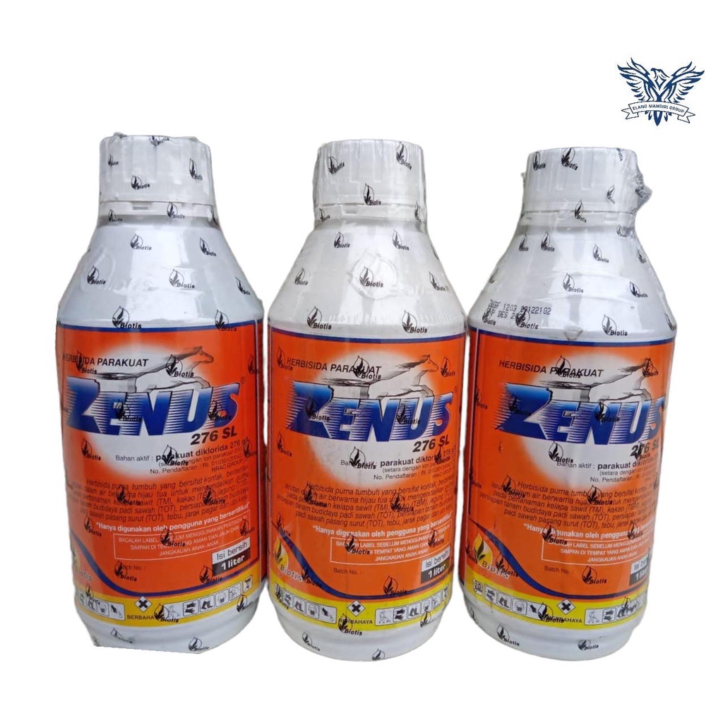Jual Zenus 276 SL 1 Liter Herbisida Parakuat diklorida 276 g/l Pembasmi ...
