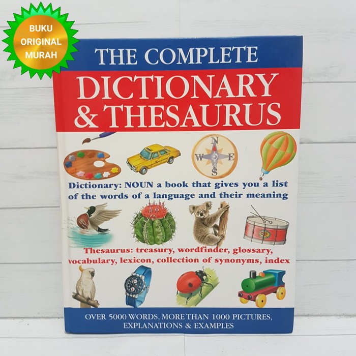 Jual ORIGINAL The Complete Dictionary & Thesaurus | Shopee Indonesia
