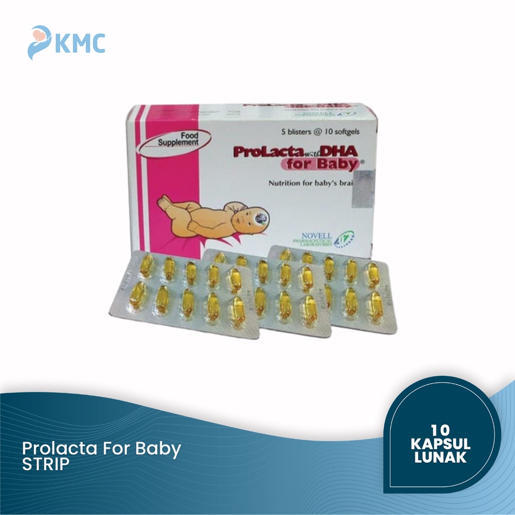 Jual Prolacta DHA For Baby strip 10 Kapsul Lunak | Suplemen Otak ...