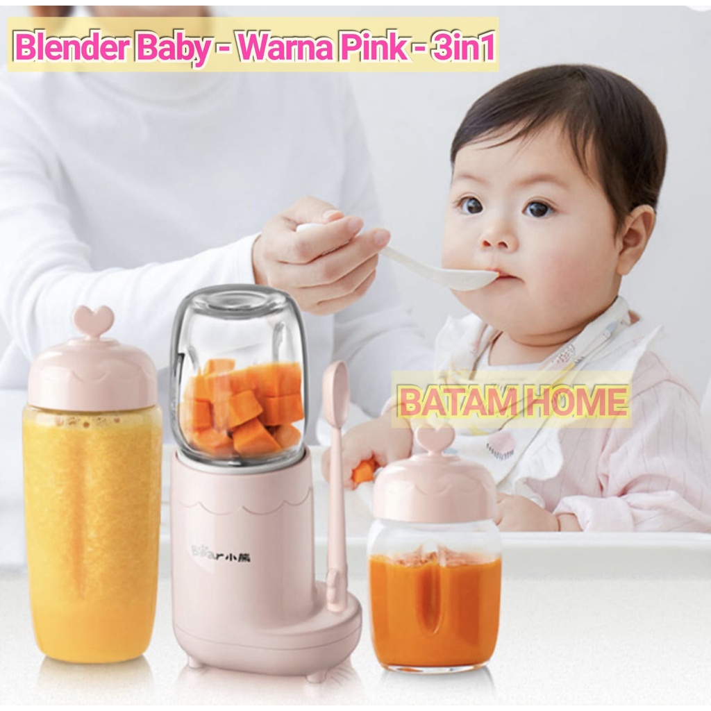 Jual 3in1 Bear Blender Bayi / Blender Baby / Baby Food Maker / Makanan ...