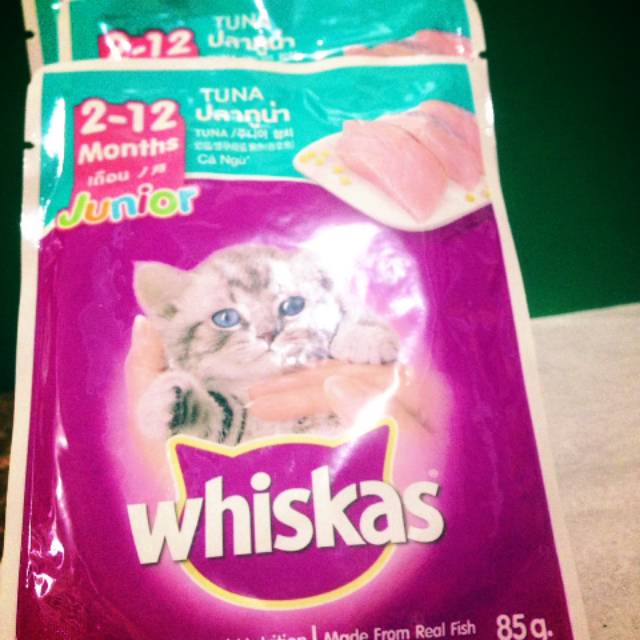 Jual WHISKAS POUCH 80 GR/ MAKANAN KUCING ADULT & KITTEN | Shopee Indonesia