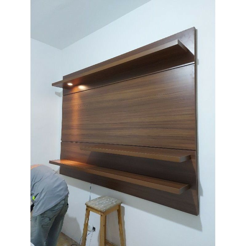 Jual Backdrop tv 24-70nch hpl include lampu,1stopkontak +saklar ...