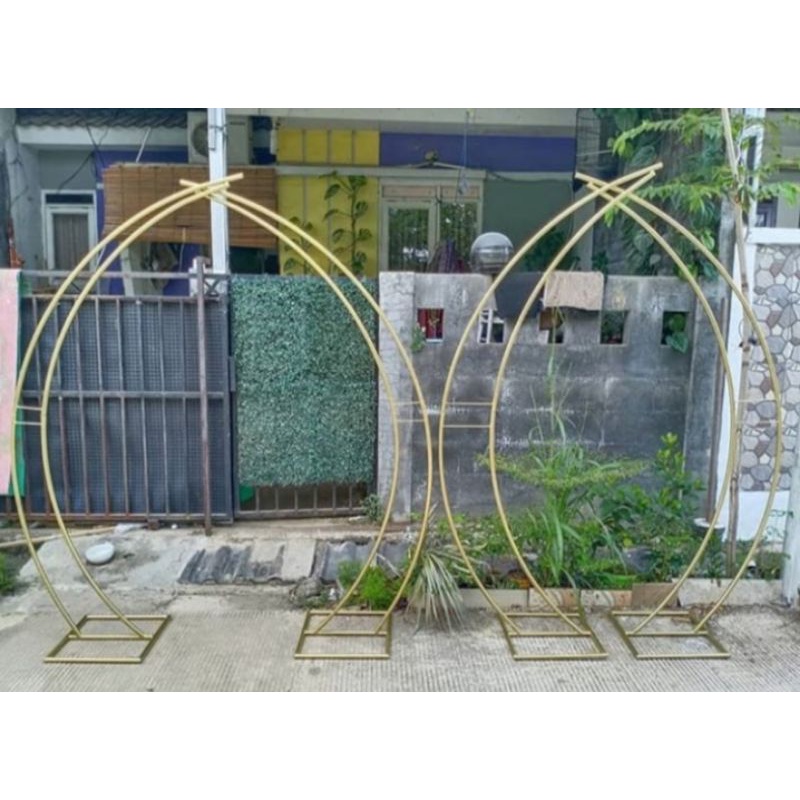 Jual pergola besi lengkung / backdrop wedding / wedding gate | Shopee ...