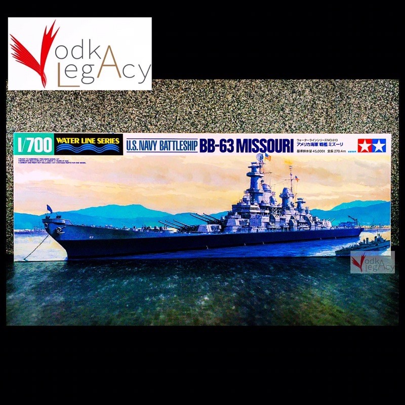 Jual Tamiya 1/700 Water Line US Navy Battleship BB 63 Missouri WWII ...