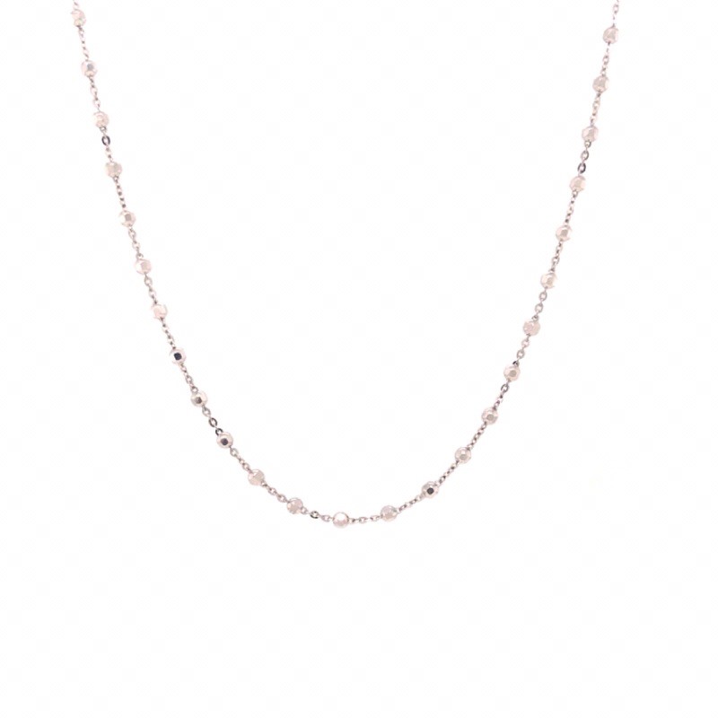 Jual Rantai Kalung Emas Putih 17k (Rossy Siem) | Shopee Indonesia