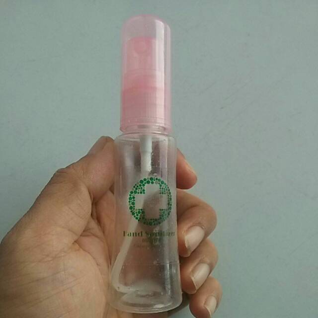 Jual Botol spray ukuran 40 ml + stiker label hand sanitizer yg telah ...