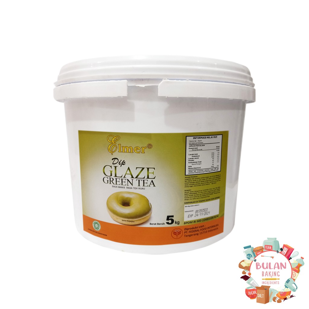 Jual Glaze Green Tea Elmer 1kg (Repack) | Shopee Indonesia