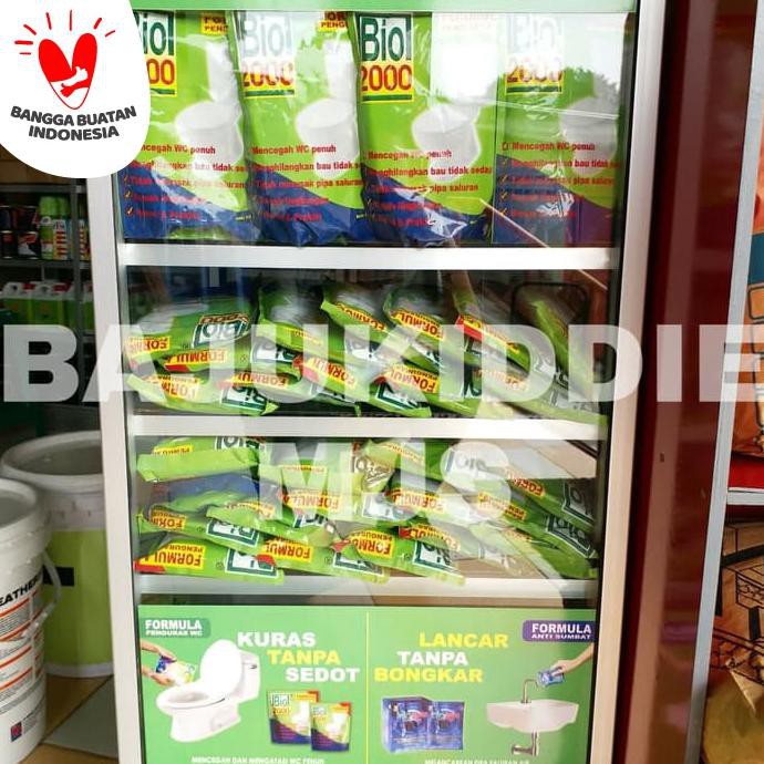 Jual BIO2000 PENGURAS WC 1000GR 1 KG BIO 2000 OBAT SEPTIC TANK 1000 ...