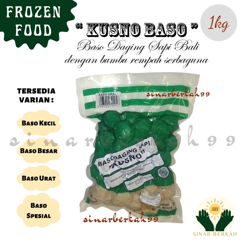 Jual Baso Kusno 1 KG | Shopee Indonesia